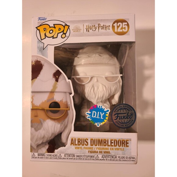 Funko | Other | Funko Pop Hp Hp Holiday Albus Dumbledore Diy White ...